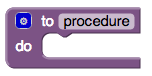 MIT App Inventor Procedure Blocks